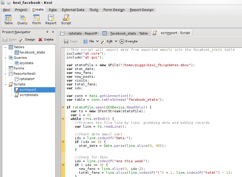 Kexi in Use | Linux Journal